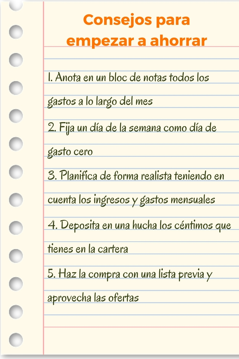 5 consejos para que tu ahorro sea más fácil (infografía) | Blog Bankinter